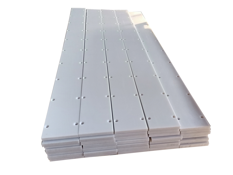 Low friction coefficient hardness uhmw hdpe plastic wear strip